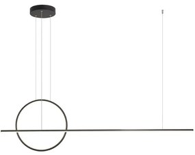 Redo Závěsné LED svítidlo Giotto, 46W, 4000K Barva: Černá