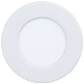 Zápustné svítidlo Eglo Fueva 5 LED / 2,7 W / Ø 8,6 cm / kov / bílá / teplá bílá