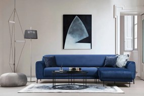 Designová sedačka Haylia 287 cm modrá - pravá