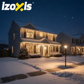 Vánoční LED závěs - déšť  300 LED venkovní - 15m teplá bílá