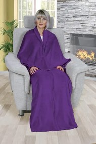 Bellatex Korall televizní pytel 150x180 cm fialový