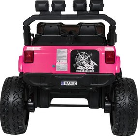 Elektrické autíčko Extreme Sport 4x4 růžové