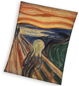 Deka Edvard Munch Výkřik 150x200 cm