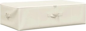 Úložný box textil 70 x 40 x 18 cm krémový 332907