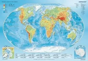Trefl - Puzzle -  Mapa světa / 1000 dílků / 68.3 x 48 cm / věk 12+