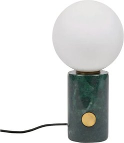 Zelená stolní lampa se skleněným stínidlem (výška 29 cm) Lonela – Kave Home