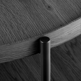 Konferenční stolek Corbitan 80 cm - šedá