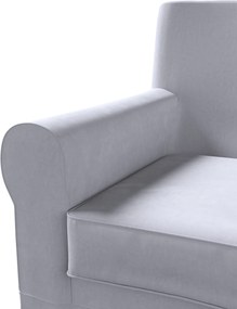 Potah na křeslo IKEA Ektorp Jennylund barva šedá látka lesklé, sametová