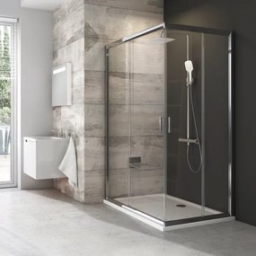 Ravak - sprchovÃ© dveÅe blix blrv2k-80 - lesklÃ½ alubright, transparentnÃ­ sklo