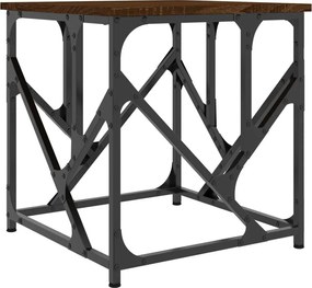 vidaXL Konferenční stolek 45 x 45 x 47,5 cm kompozitní dřevo [834124] Barva: hnědý dub