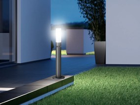 Steinel 069476 stojací LED lampa se senzorem GL 65 S antracit, 8,7W, 3000K