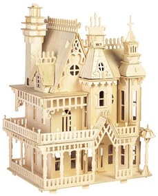 Woodcraft construction kit Woodcraft Dřevěné 3D puzzle vila