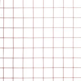 Pletivo ke kurníku ocel PVC vrstva 10 x 1 m červené 143659
