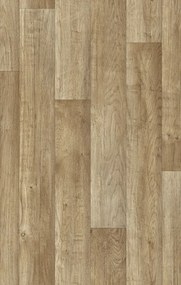 PVC podlaha - lino Ambient Chalet Oak 066L, na mieru, šíře 3m, hnedá, bez podkladu, chodba / predsieň, Beauflor
