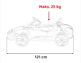 Dětské elektrické autíčko McLaren Artura 4×4 oranžové