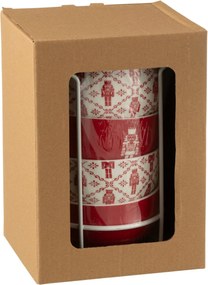 Dárková sada 4 misek s kovovým stojanem Nutcrackers – ∅ 11*6 cm / 300 ml