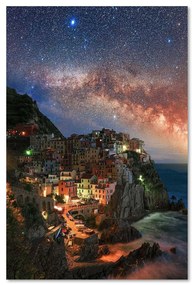 Gario Obraz na plátně Noční město - Rokibul Hasan Rozměry: 40 x 60 cm