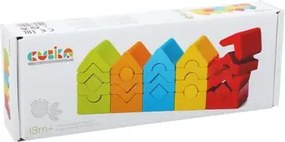 CUBIKA 15016 Sada 5 věží LD-13 - dřevěná skládačka / 25 dílů / od 18 m