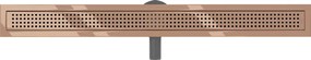 Mexen Flat 360° M08 sprchový žlab 100 cm, růžové zlato, 1625100-40