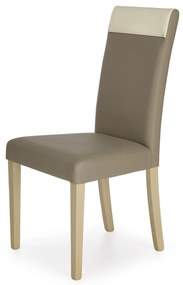 Jídelní židle Norbert, dub sonoma / béžová