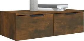 Nástěnné skříňky 2 ks kouřový dub 68x30x20 cm kompozitní dřevo 3115897