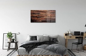 akrylový obraz Dřevo textury obilí 100x50 cm