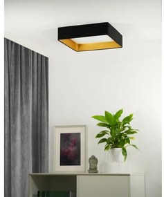 Brilagi - LED Stropní svítidlo VELVET SQUARE LED/24W/230V černá