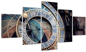 Obraz - Orloj, Praha (125x70 cm)