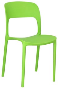 Plastová jídelní židle Frankie zelená