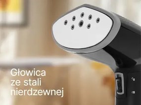 Lafe EasyStream LAFZEL47580 černá / Ruční napařovač / 1600 W / skládac