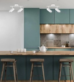 Bílé stropní svítidlo Colly pro žárovku 2x GU10  - Candellux