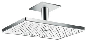 Hansgrohe Rainmaker Select - Horní sprcha 460 3jet EcoSmart 9 l / min s přívodem od stropu, bílá / chrom 24016400