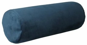 Polštář kulatý Elegance 15x40 cm - Modrá