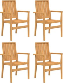 5dílný zahradní jídelní set masivní teakové dřevo 3157917