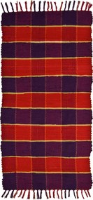 XXXLutz TKANÝ KOBEREC, 60/120 cm tmavě červená - Tkané koberce - 003580006704