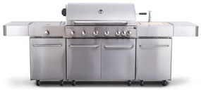 G21 Plynový gril G21 Nevada BBQ kuchyně Premium Line, 7 hořáků + zdarma redukční ventil 6390340