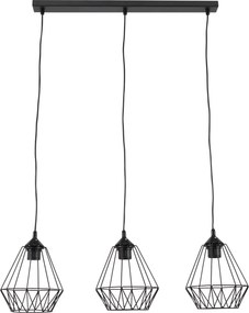 Benigne, 70x25x110cm závěsná lineární 3 černý