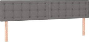 Box spring postel s matrací tmavě šedá 120x190 cm textil 3270433