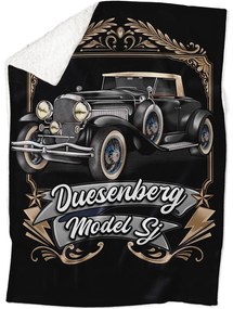 Deka Duesenberg Black (Podšití beránkem: ANO)