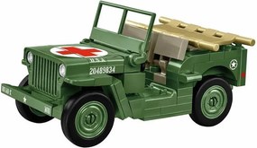 Stavebnice cobi 2295 ii ww sanitka willys mb d-day 1:35
