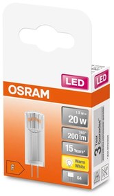 LED speciální žárovka G4 1,8 W PIN, teplá bílá