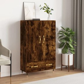 vidaXL Skříň highboard 69,5 x 31 x 115 cm kompozitní dřevo [828212] Barva: kouřový dub