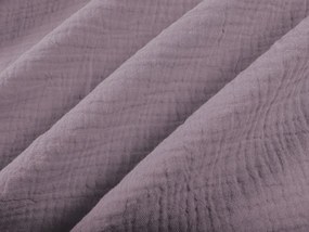Biante Mušelínový povlak na polštář MSN-013 Pastelově fialový 50 x 50 cm