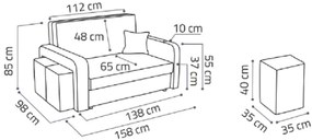 FN Pohovka Vivian Home II fialová
