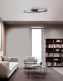 LED stropní svítidlo Viareggio 60 černé