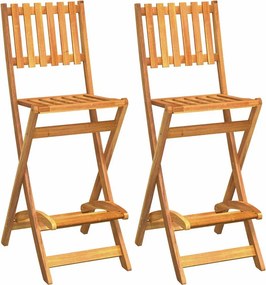 3dílný zahradní barový set masivní akáciové dřevo 3104961