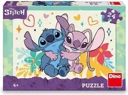 Dino Puzzle Stitch a Angel / 24 dílků / od 4 let