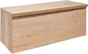 Koupelnová skříňka s krycí deskou Naturel Savona 119x50x44,3 cm dub mat SAVONA120DHDBEZ