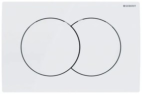 BPS-koupelny Podomítkový modul Geberit DuoFix s WC mísou FW-WH-TR-02 + ovládací tlačítko Delta 01 bílá