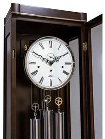Adler 10160 - Sloupové moderní hodiny se čtvrťovým závažovým strojem od německé firmy Hermle